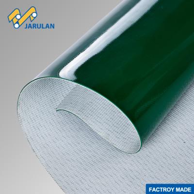 China JARULAN Factory Price 2.5mm Petrol Blue PVC Conveyor Belt 2 Ply Polyester Fabric 2000mm Width for sale
