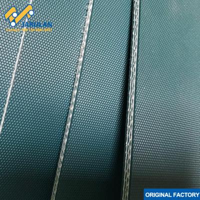 China Double Side Mini Golf Pattern 9mm PVC Conveyor Belt Petrol Green for sale