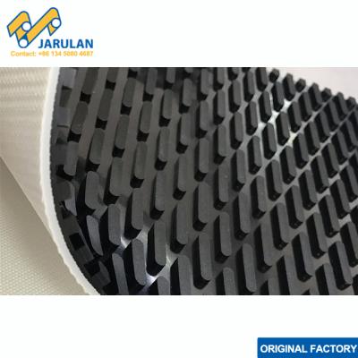China Wood Industry PVC Conveyor Belt Capsule Top Frabic Bottom PVC Belting for sale