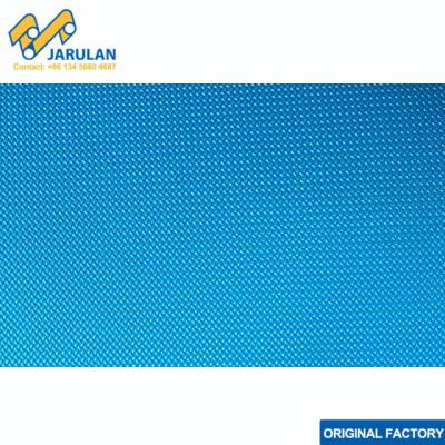 China Antibacterial Rice Grain Pattern Conveyor PU Belt Blue Color For Food Industry for sale