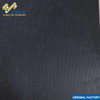 China Flame Retardant Longitudianal Top PVC Conveyor Belt Black Color With Low Noise Fabric for sale