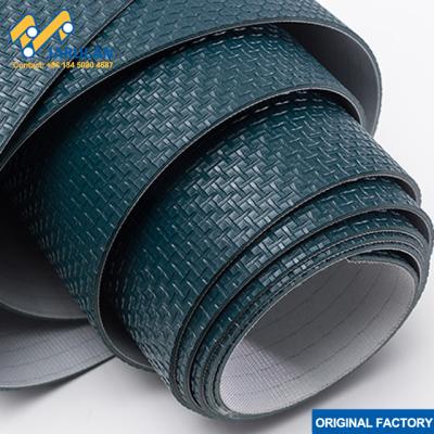 China Basket Profile I Shape Pattern PVC Conveyor Belt 2.5mm 3.2mm 3.5mm Thickness for sale