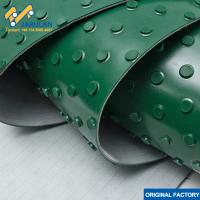 China Round Dot / Nailed / Bottom Pattern Conveyor Belt PVC Anti Slip For Shoes Industry for sale