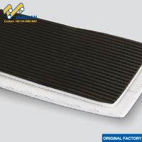 China Flame Retardant Conveyor PVC Belt Longitudinal Pattern For Airport for sale