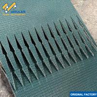 China JARULAN 95mm width 9mm conveyor belt for Ceramic Tile Feeding Conveyor after kiln for sale