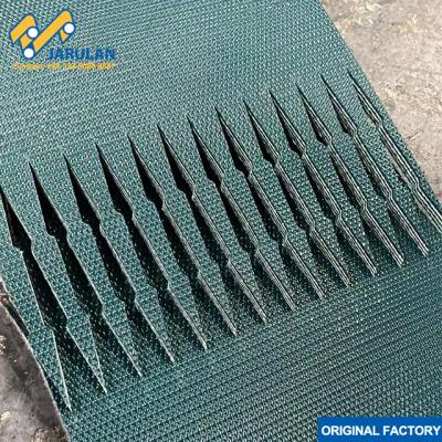 China JARULAN 95mm width 9mm conveyor belt for Ceramic Tile Feeding Conveyor after kiln for sale