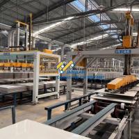China JARULAN 95mm width 9mm conveyor belt for Ceramic Tile Feeding Conveyor after kiln for sale