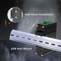 China 12~48VDC Power Input Industrial 2-Port Gigabit PoE+ Injector for sale