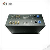 China Rack Mount Fiber Video Converter 6 Channel 3G SDI Fiber Extender / 8 Channel Gigabit PoE for sale