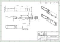 China 4 CWDM Lanes 40G QSFP Transceiver Single Mode Duplex LC Connector 2KM Fiber Optical Module for sale