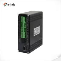 China 8 Channel Serial Fiber Media Converter RS232 RS485 SFP Port 0 - 800kbps Baud Rate for sale