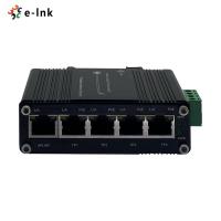 China Mini Industrial Ethernet Switch 4 Ports Gigabit 802.3at PoE With 1 Ports Uplink for sale