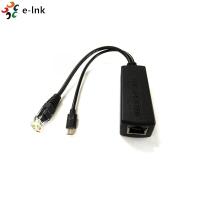China Enterprise PoE Power Splitter 1000Mbps Gigabit 5V 2A With Micro USB Type C Port for sale