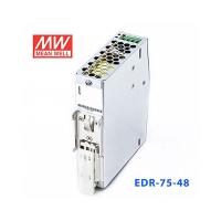 China MEAN WELL 75W 1.6A 48V Din Rail Power Supply For Ethernet Switch for sale