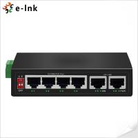 China DC48V Industrial PoE Switch 4 Port 10 100BASE-T PoE To 2-Port 100BASE-T Uplink 250m for sale