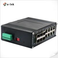 China L2+ Industrial Ethernet POE Switch 8 Port 10/100/1000T 802.3at PoE 6 Port 1000X SFP for sale