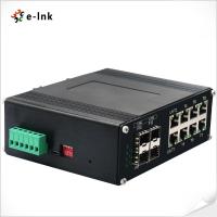 China Industrial L2+ Ethernet Media Converter 8 Port 10/100/1000T 4 Port 1000X SFP for sale