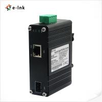 China 12-48VDC 30W PoE Media Converter DIN Rail With 100/1000M SFP Port for sale