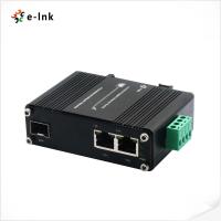 China DIN Rail SFP Ethernet Switch 9K Bytes 5W 2 Port 10/100/1000Base-T for sale