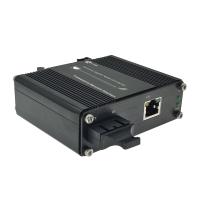 China MDI X DIN Rail Sfp Media Converter 10/100/1000Base-T To 1000Base-X 12-48VDC for sale