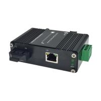 China MDI X DIN Rail Sfp Media Converter 10/100/1000Base-T To 1000Base-X 12-48VDC for sale