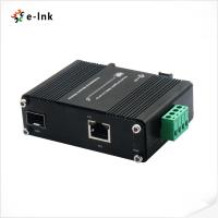 China Mini Industrial 10/100/1000Base-T to 100/1000Base-X SFP Ethernet Media Converter for sale