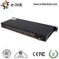 China 32 Channel CCTV Video Over Fiber Optic Converter , CCTV Analog To Ip Converter for sale