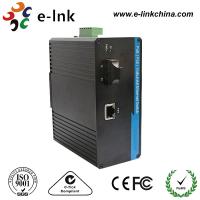China SC Connector Industrial Managed Ethernet Media Converter Single Mode Fiber To Rj45 for sale