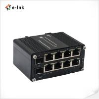 China 8 Port 10/100/1000T L2+ Ethernet Media Converter With 2 Port 100/1000X SFP for sale