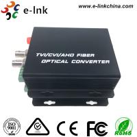 China 720P / 960P AHD CVI TVI Over Fiber Converter , Multimode Fiber Media Converter for sale