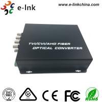 China 8 Channel AHD CVI TVI Over Fiber Optic Media Converter 20km Transmission Distance for sale