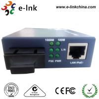 China SC Connector Optical POE Fiber Media Converter Multi Mode Dual Fiber 550m Distance for sale