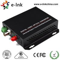 China 1-ch video, 20km, Single Mode Fiber CCTV Fiber Optic Converter for sale