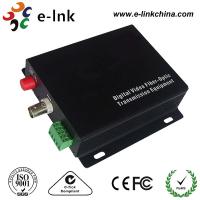 China 1-ch video, 20km, Single Mode Fiber CCTV Fiber Optic Converter for sale
