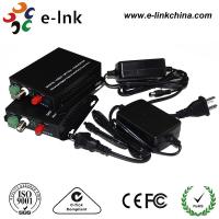 China 1-ch video, 20km, Single Mode Fiber CCTV Fiber Optic Converter for sale
