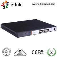 China 10 / 100 / 1000Mbps Ethernet POE Switch With SFP Slot 32 Gbps Bandwidth for sale