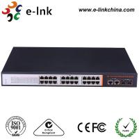 China 10 / 100M 2 SFP Uplink Port Ethernet switch for wireless APs 440mm X 350mm X 45 Mm for sale