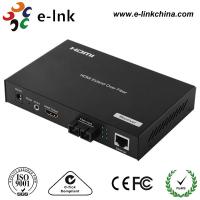 China 10 / 100M Ethernet HDMI Video Over Fiber Optic Cable Extender SC Duplex Connector for sale