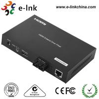 China 10 / 100M Ethernet HDMI Video Over Fiber Optic Cable Extender SC Duplex Connector for sale