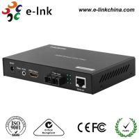 China 10 / 100M Ethernet HDMI Video Over Fiber Optic Cable Extender SC Duplex Connector for sale