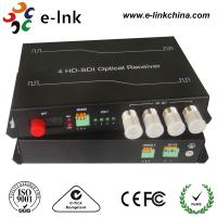 China 4 Channel RS485 Reverse SDI To Fiber Optic Converter FC / SC PC Connector for sale