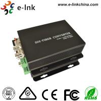 China 20 Km Hd Sdi To Fiber Optic Converter Single Mode 0 - 400K/Bps Frequency for sale