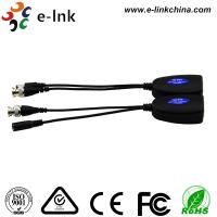 China 1 Channel UTP Video Extender Balun With Power For AHD TVI CVI Cameras for sale