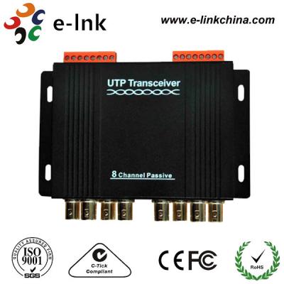 China 8-Channel Passive CCTV UTP Video Balun Transceiver for Differential Signal Transmission for sale