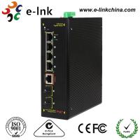 China 4 Port Industrial Gigabit Ethernet POE Switch Managed Hardened 4M Buffer Memory for sale