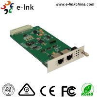 China Centralized Manageable Ethernet Fiber Media Converter , 16 Slots Fiber Optic Media Converter for sale