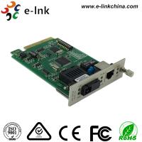 China Centralized Manageable Ethernet Fiber Media Converter , 16 Slots Fiber Optic Media Converter for sale