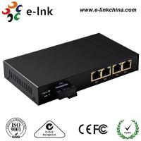 China Bidirection Single Mode Fiber Ethernet Media Converter 1310nm - 1550nm Optical Wavelength for sale