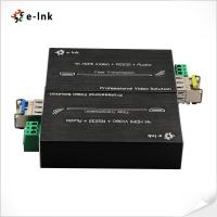 China Wholesale 4K HDMI Fiber Converter With RS232 External Audio DDC HPDT Signal Support for sale