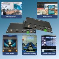 China 8K Display Port 1.4 Fiber Extender Over Single Mode Simplex LC With RS232 BIDI IR for sale